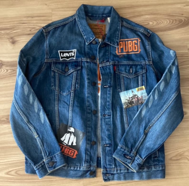 Stk7 Levi's Trucker Jacket Hand Made Design Pubg Mobile X Levis Vintage ...
