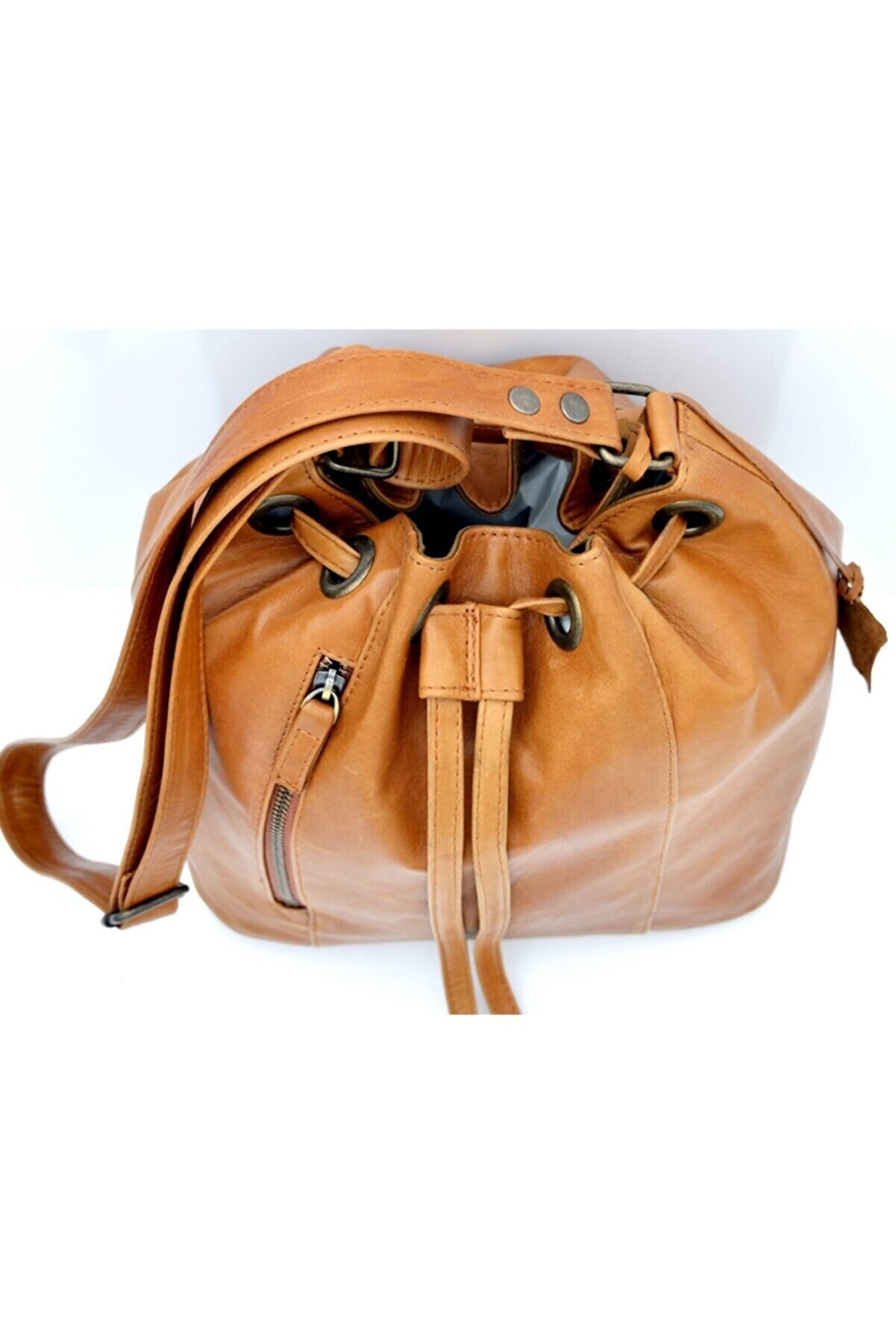 Taba Color Genuine Handmade Woman Leather Bag, Shoulder Bag , Hand Bag ...