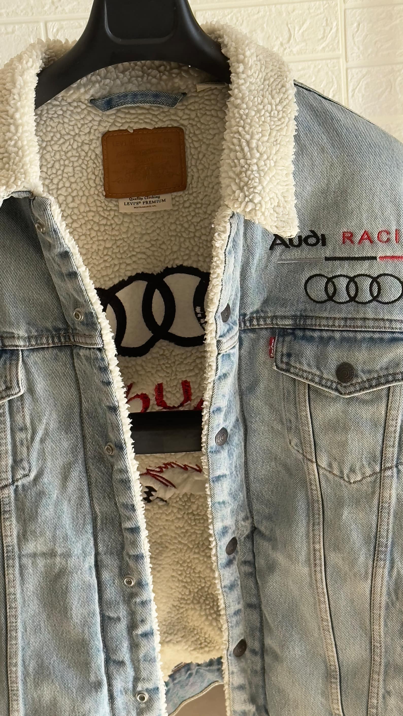 Stk3 Levi's Trucker Type 3 Sherpa Jacket Hand Made Design Racing X ...