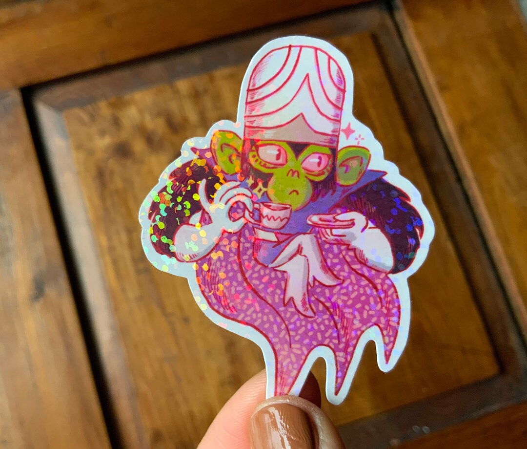 Mojo Jojo Holographic Sticker - Etsy