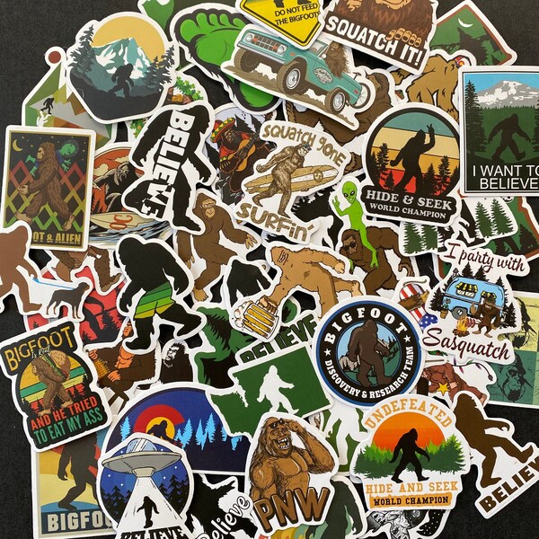 Sasquatch Sticker - Etsy