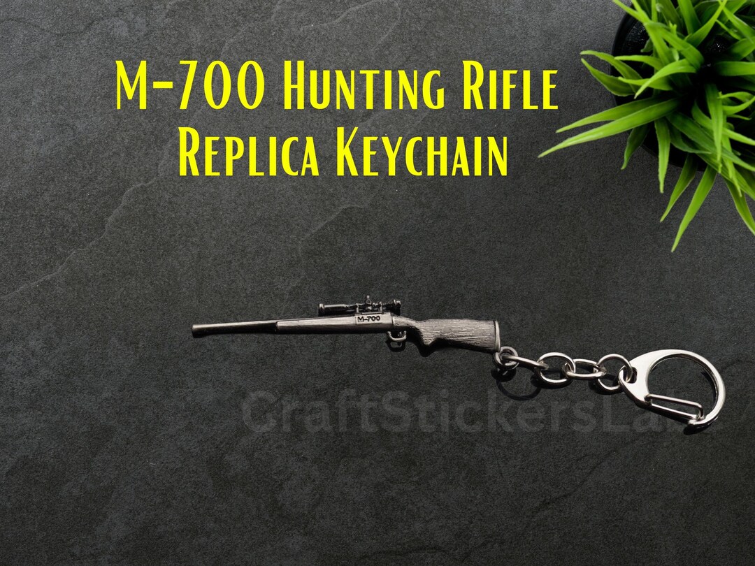 Mini Hunting Rifle Scope Keychain Precision Miniature Firearm Replica ...