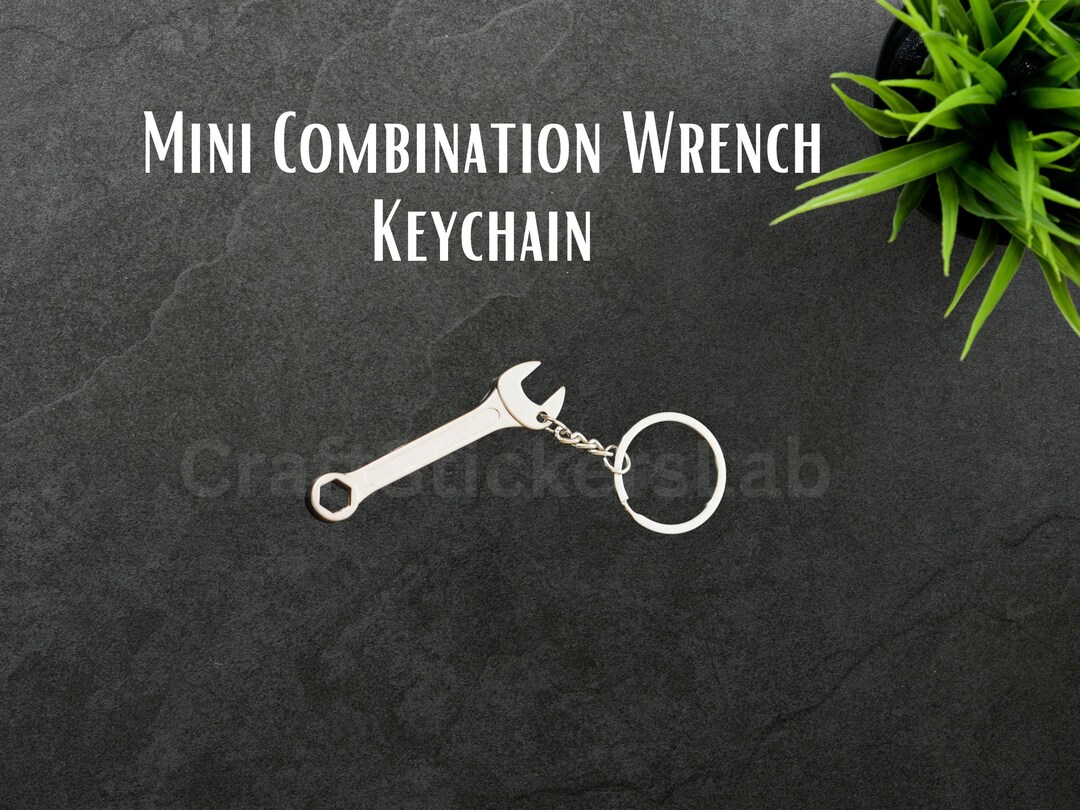 Mini Combination Wrench Keychain Tool Perfect Mechanic Gift Unique Key ...