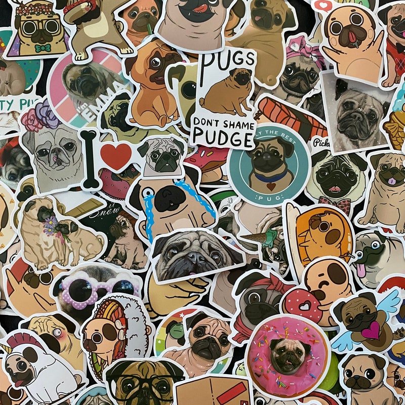 Pug Sticker - Etsy