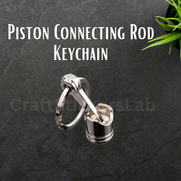 Engine Piston Keychain - Etsy