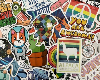 Funny Kid Friendly Stickers - Etsy