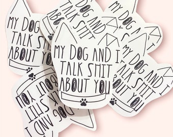 Dog Talk Decal - Etsy
