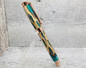 Turquoise Fountain Pen - Etsy