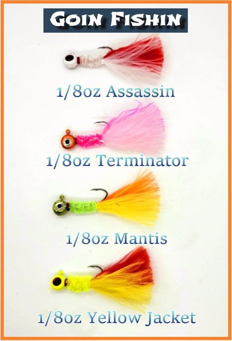 1/8oz With or Without Underspin Jigs - Etsy