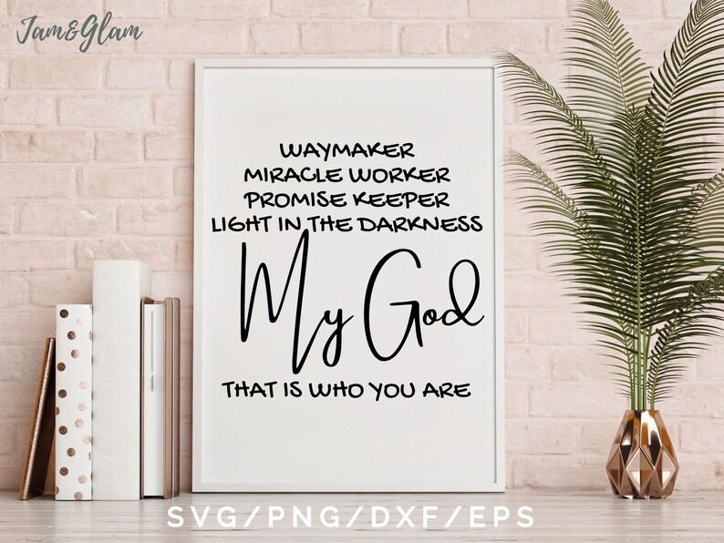 Christian SVG Bundle for Cricut Silhouette Waymaker Faith - Etsy