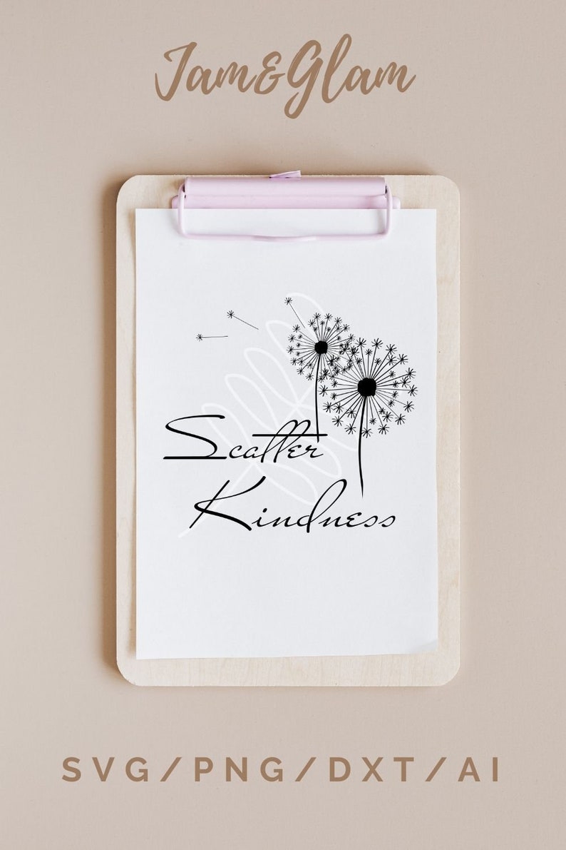 Scatter Kindness svg Motivational SVg Be Kind Svg files for | Etsy