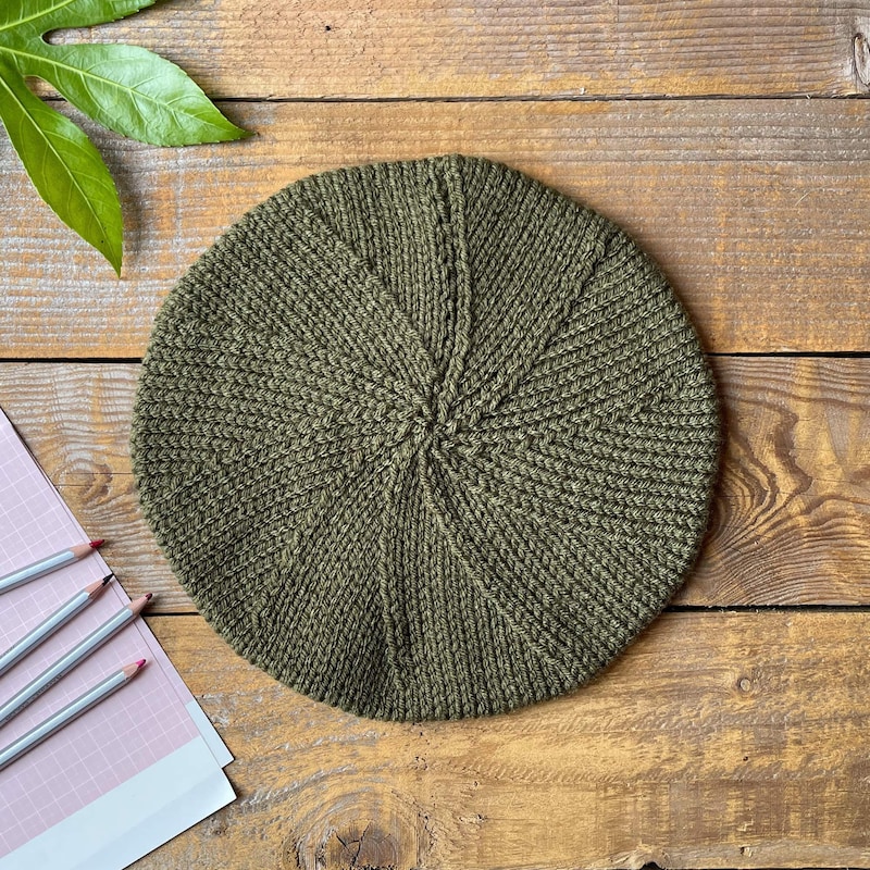 Olive Green Beret Hat - Etsy UK