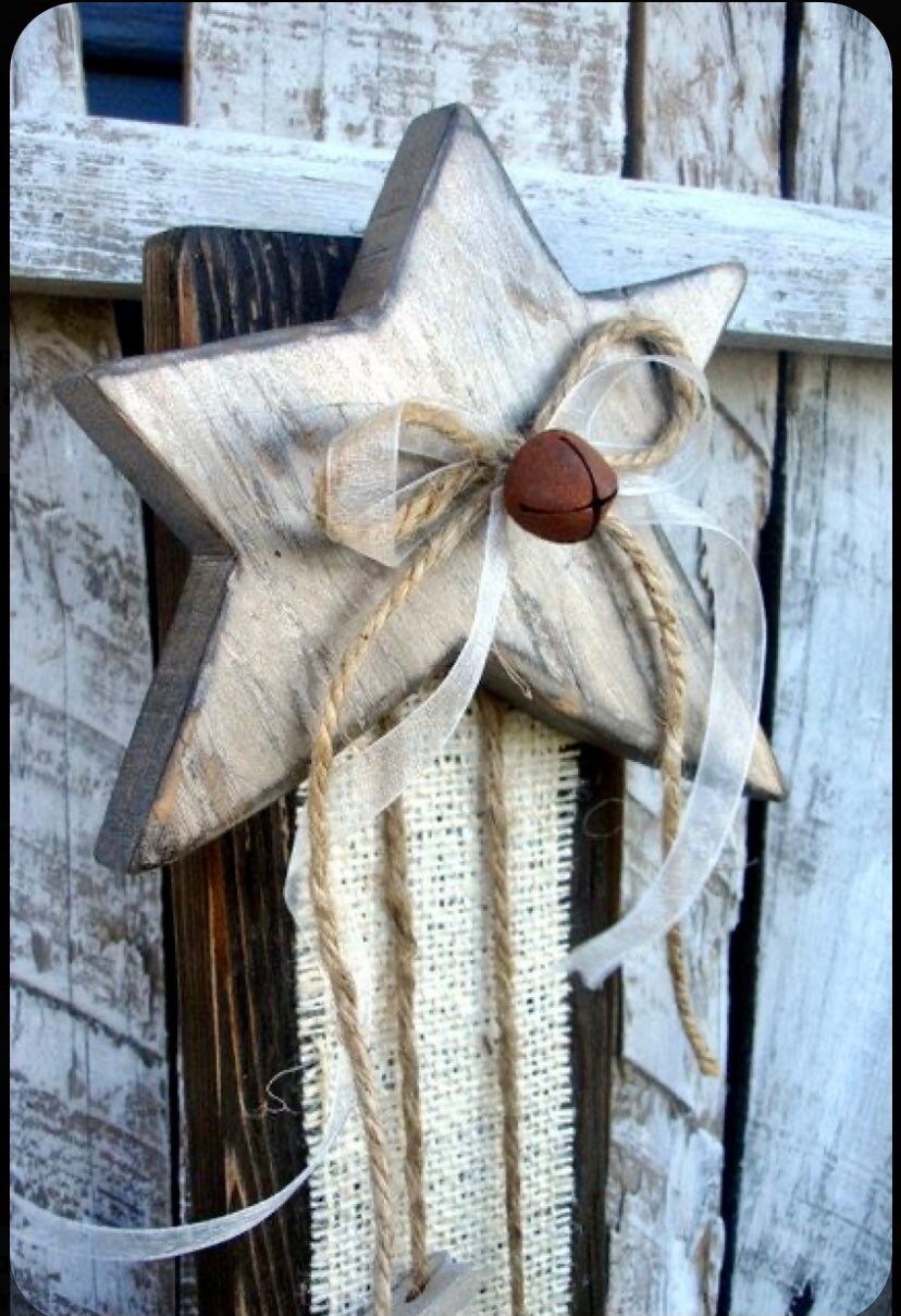 Rustic Farmhouse Christmas Card Holder - Etsy