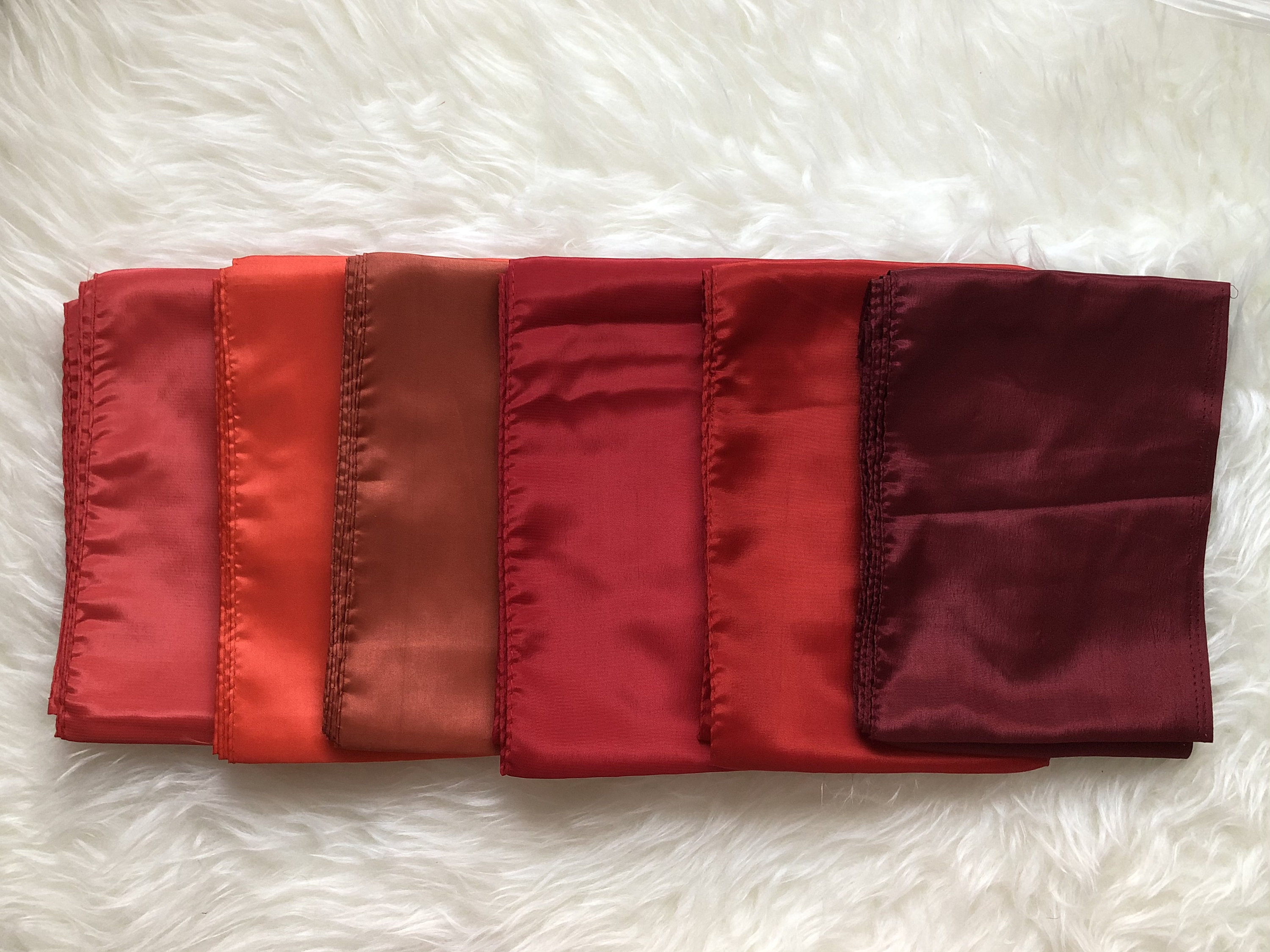 Saree Falls Satin Saree Fall Red Satin Saree Fall Fabric | Etsy