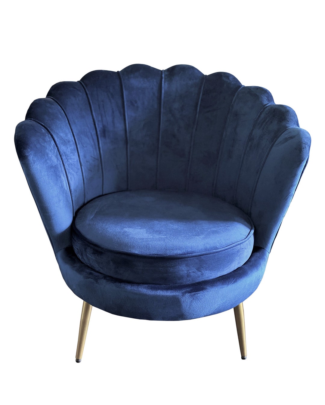 Luxury Shell Velvet Lounge Chair Home Decor - Etsy