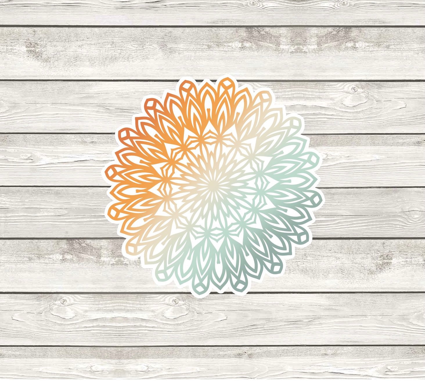 Mandala Sticker | Etsy