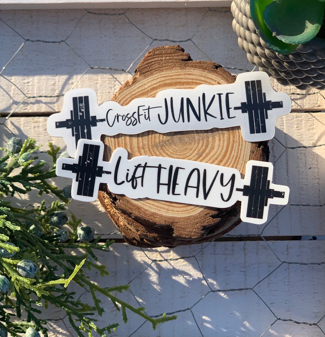 Vinyl Sticker Crossfit Junkie - Etsy