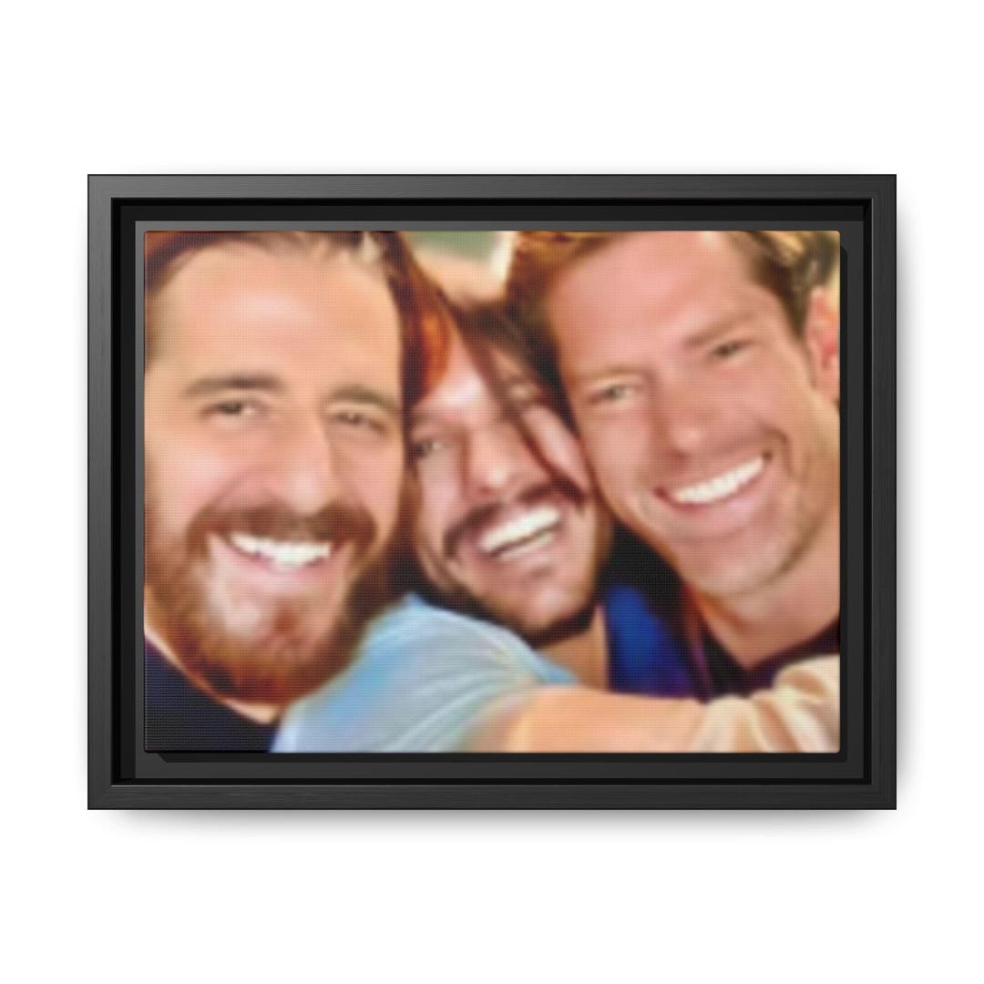 Smiling Friends Trio Matte Canvas Jonathan Roumie, Dallas Jenkins ...
