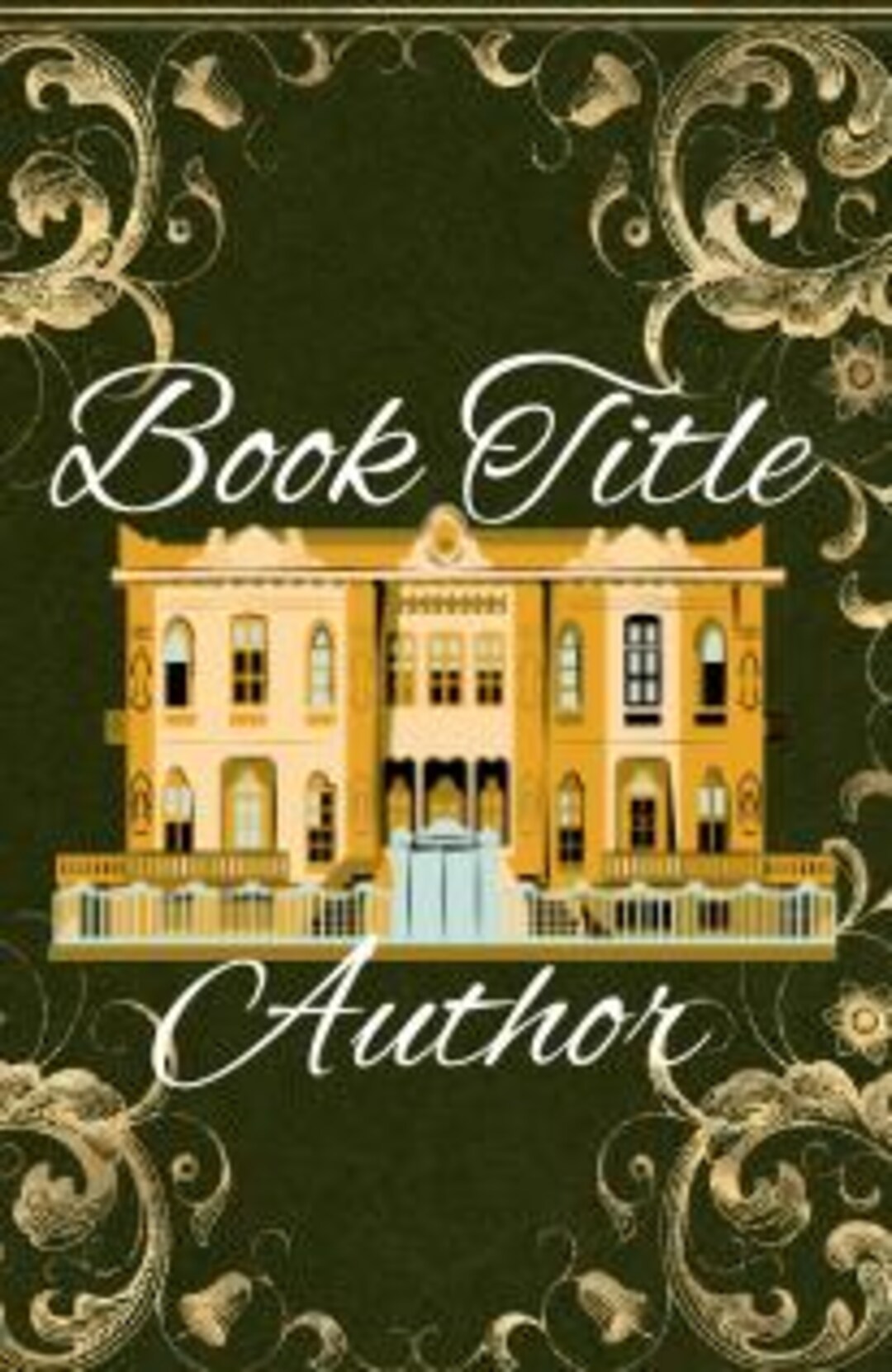 Custom Book Cover Customization Fantasy Mystery Book Cover Design for a ...