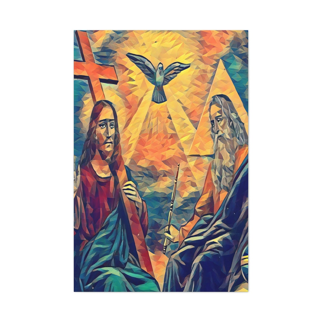 Divine Most Holy Trinity Wall Decor Catholic Christian Lent - Etsy