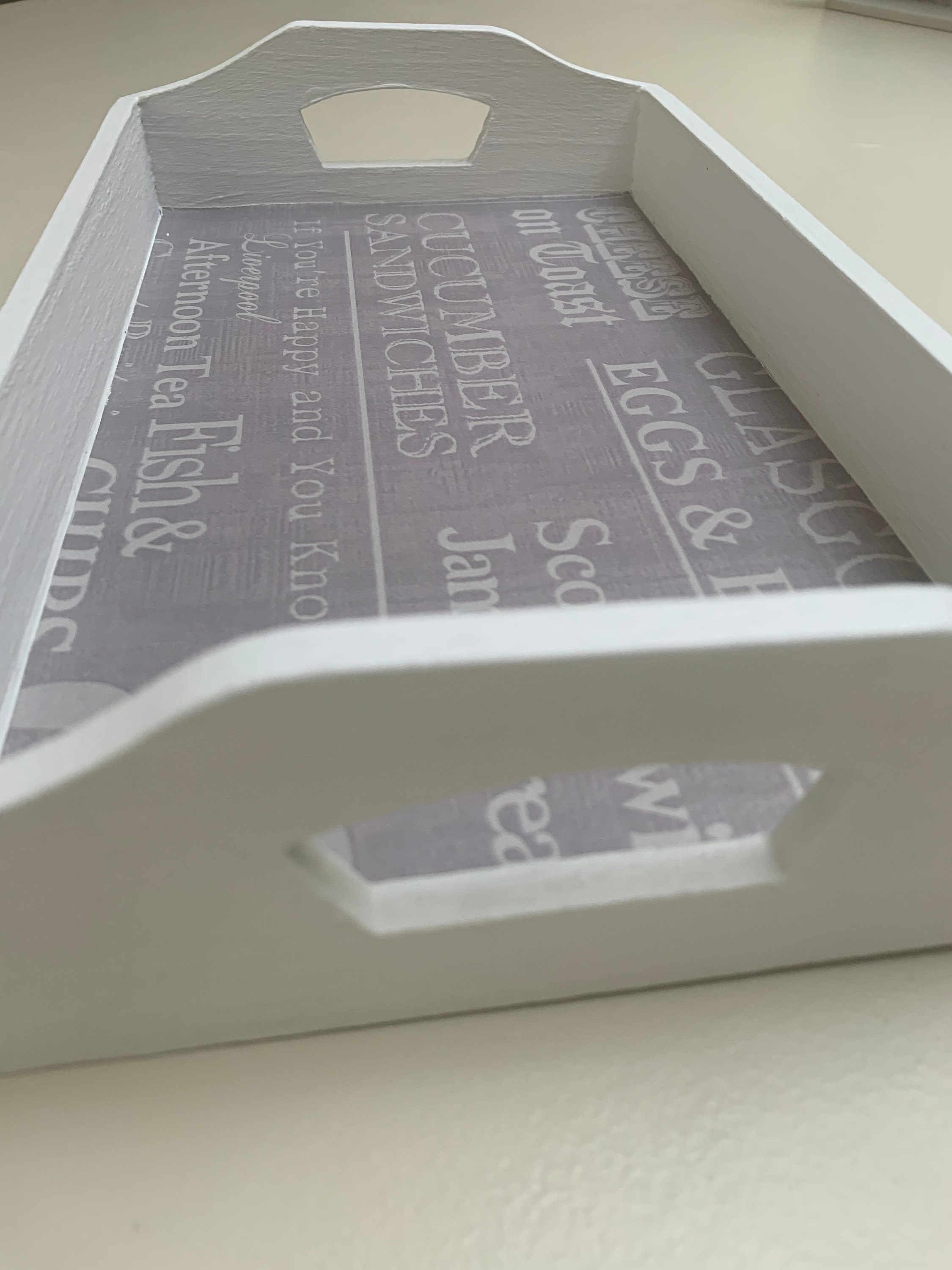 Bespoke Hand Painted "breakfast" Tray Collection (small) - Etsy UK