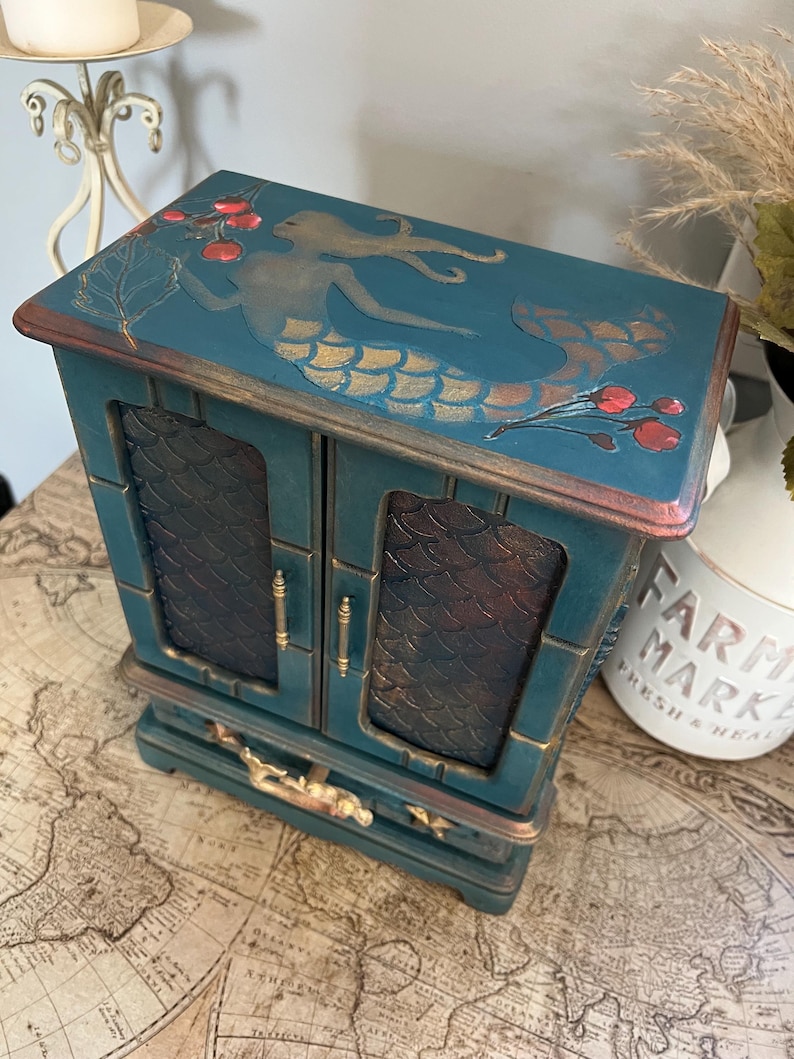 Mermaid Jewelry Box - Etsy