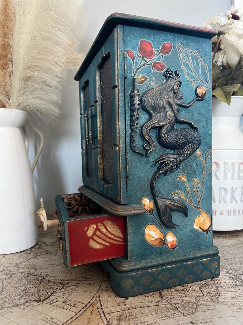 Mermaid Jewelry Box - Etsy