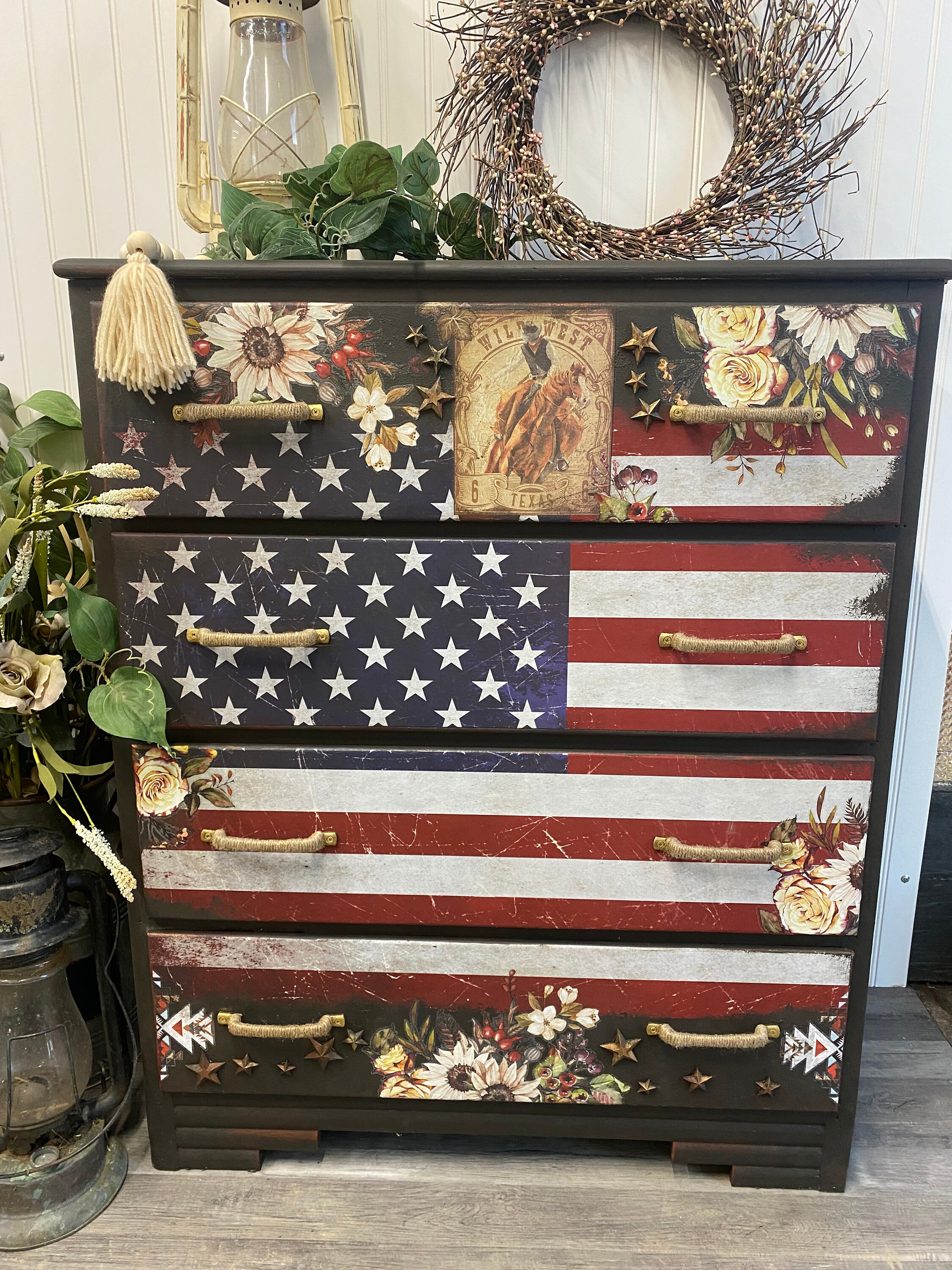Rustic Country Dresser - Etsy
