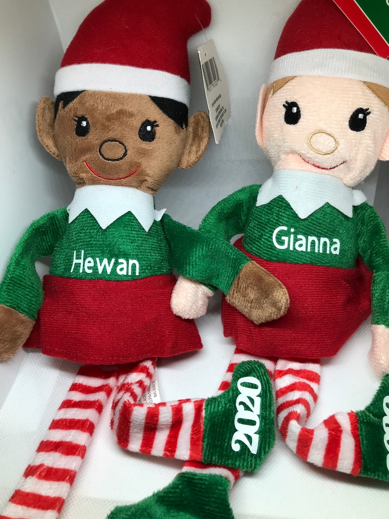 Personalized Christmas Elf Doll With Custom Name | Holiday Shelf ...