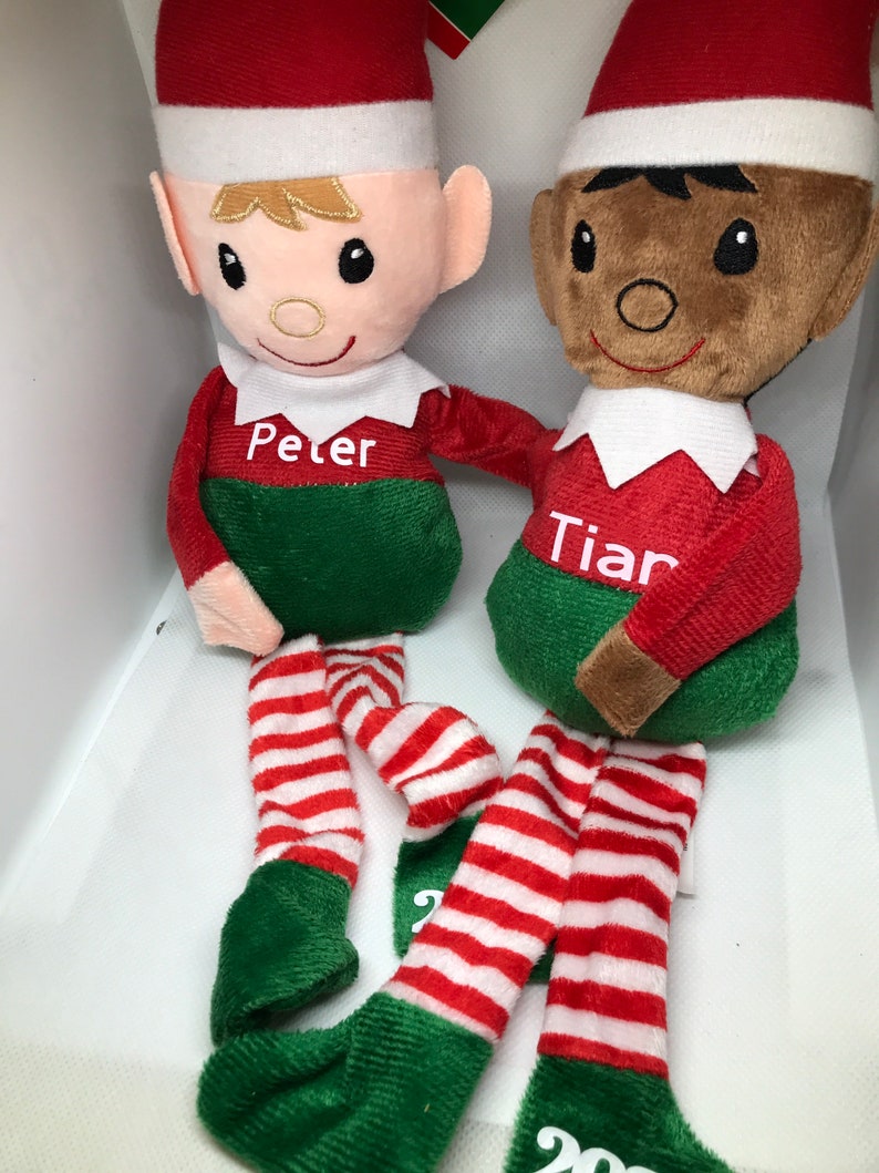 Personalized Christmas Elf Doll With Custom Name | Holiday Shelf ...