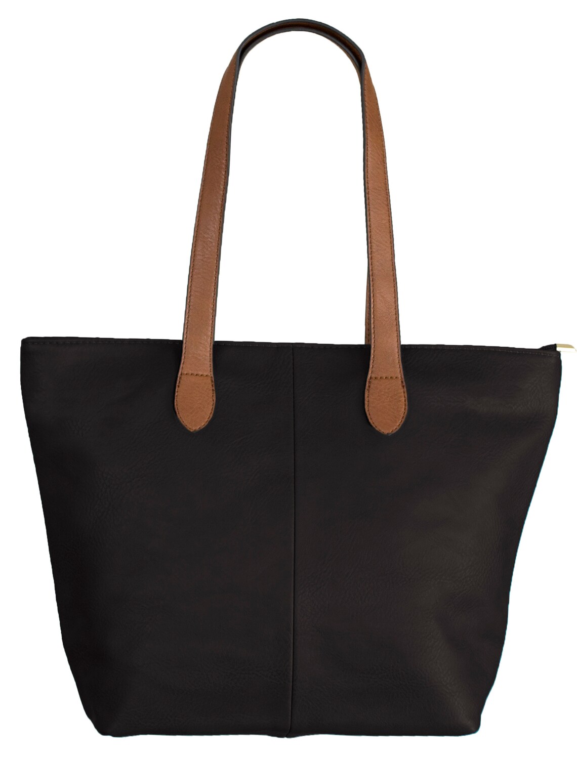 Tote for Woman, Classy Shoulder Bag, Vegan PU Leather Handbag Black ...