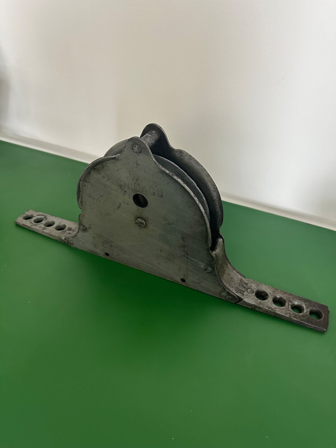 Vintage/antique Industrial Mount Style Pulley Manufactured by James H ...