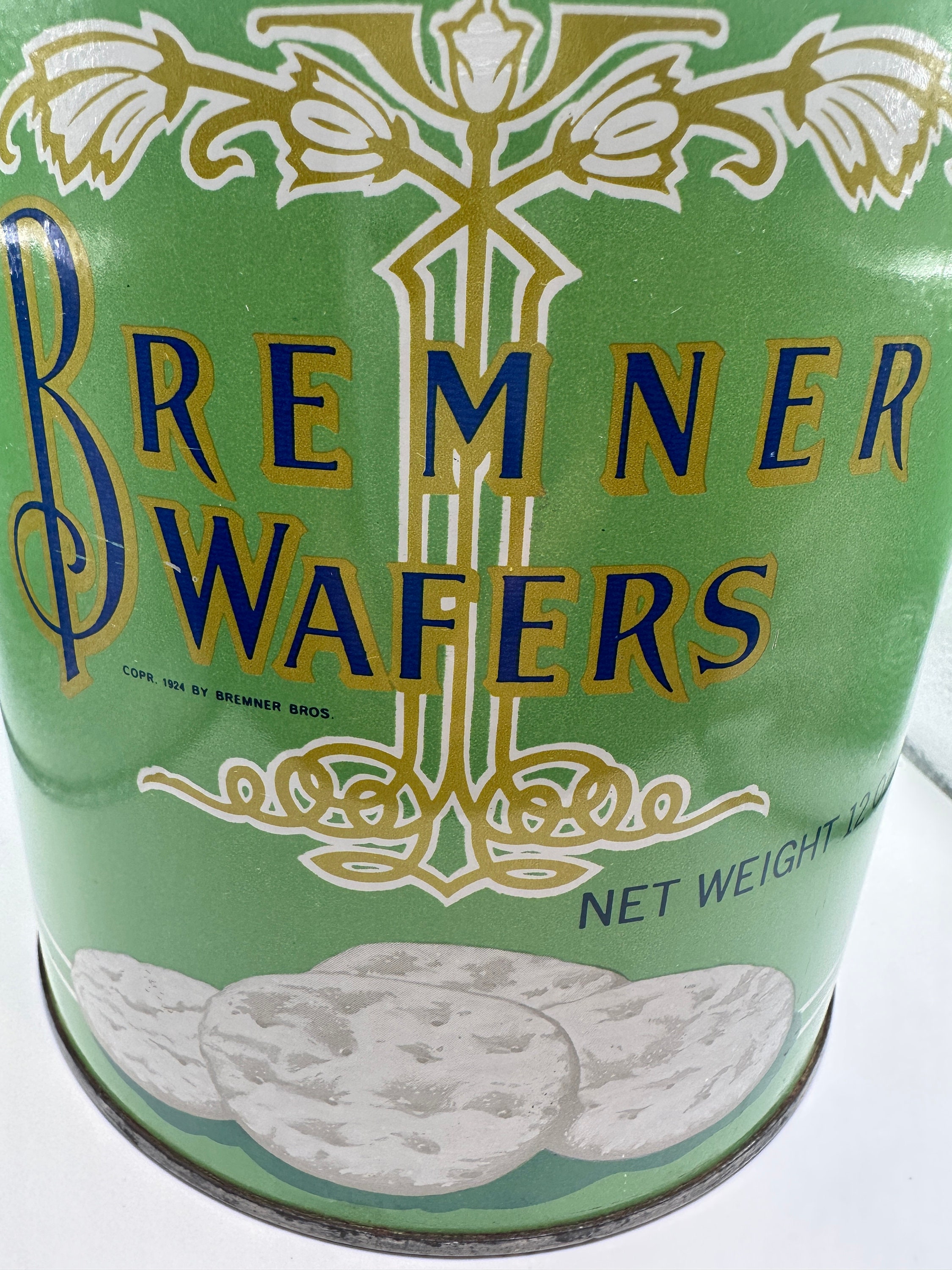 Vintage Bremner Wafer Tin in Good Condition - Etsy