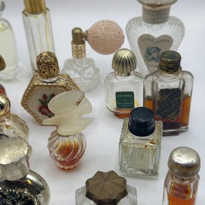 A Display of 20 Mini Vintage Perfume Bottles - Etsy