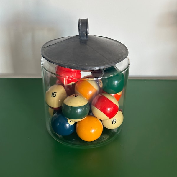 Vintage Pool Balls - Etsy