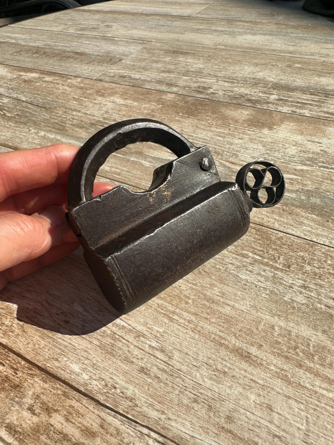 Antique Cast Iron Barrel Padlock With a Screw Key Working - Etsy