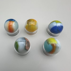 Vintage Vitro Agate Company Marbles Set of 5 Marbles - Etsy