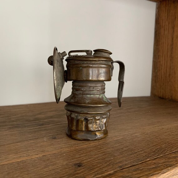 1930's Guys Dropper Brass Miner's Lamp | Etsy