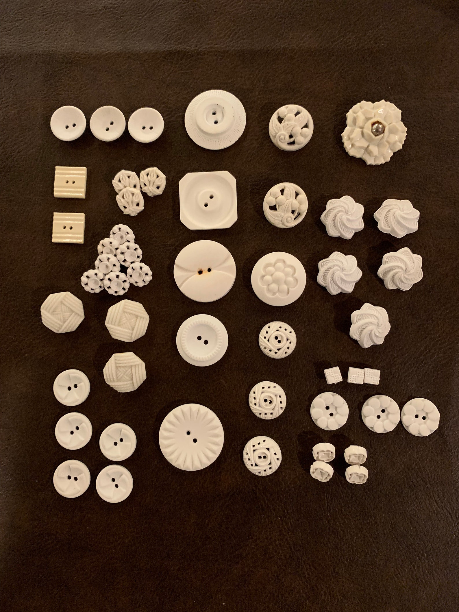 Vintage and Antique Craft Sewing Buttons off White - Etsy