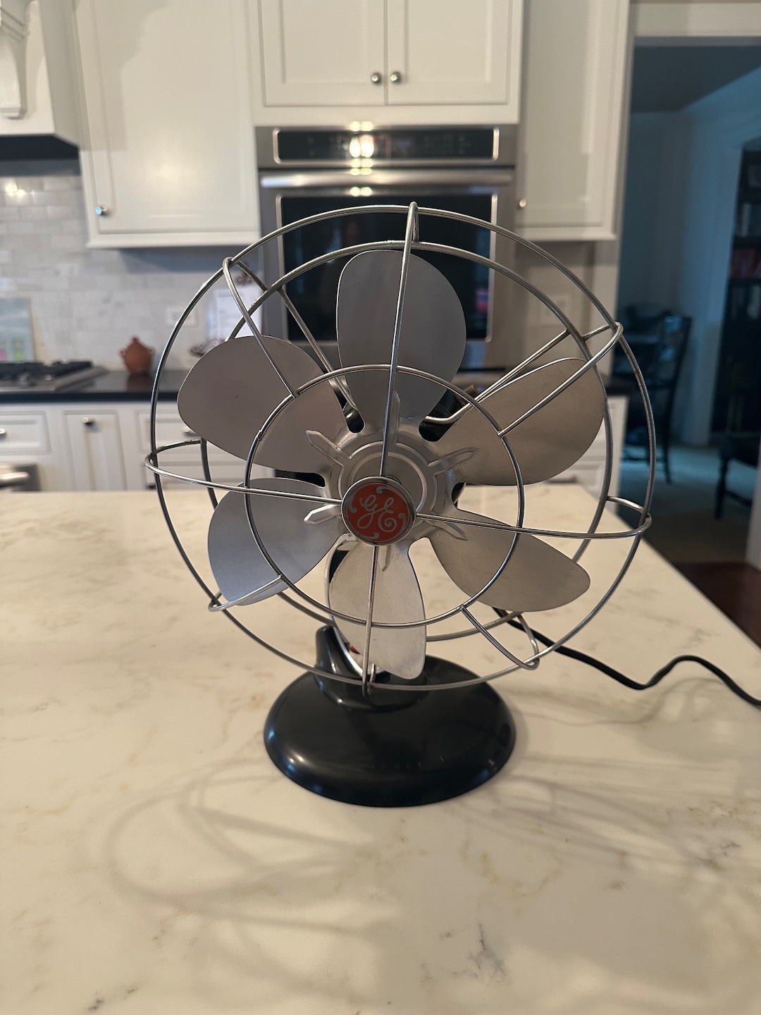 Unique 1940-1941 GE Desk Fan Hard to Find 6 Blade Oscillating - Etsy