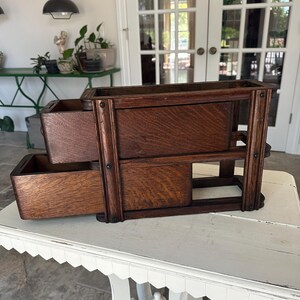 Stack of Two Antique Singer Sewing Machine Drawers, Unique Storage ...