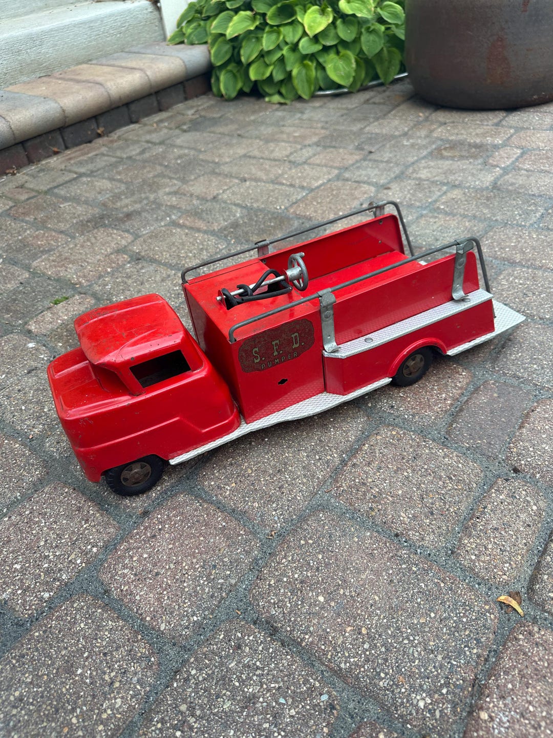 Vintage Structo SFD Pumper Fire Truck Engine - Etsy