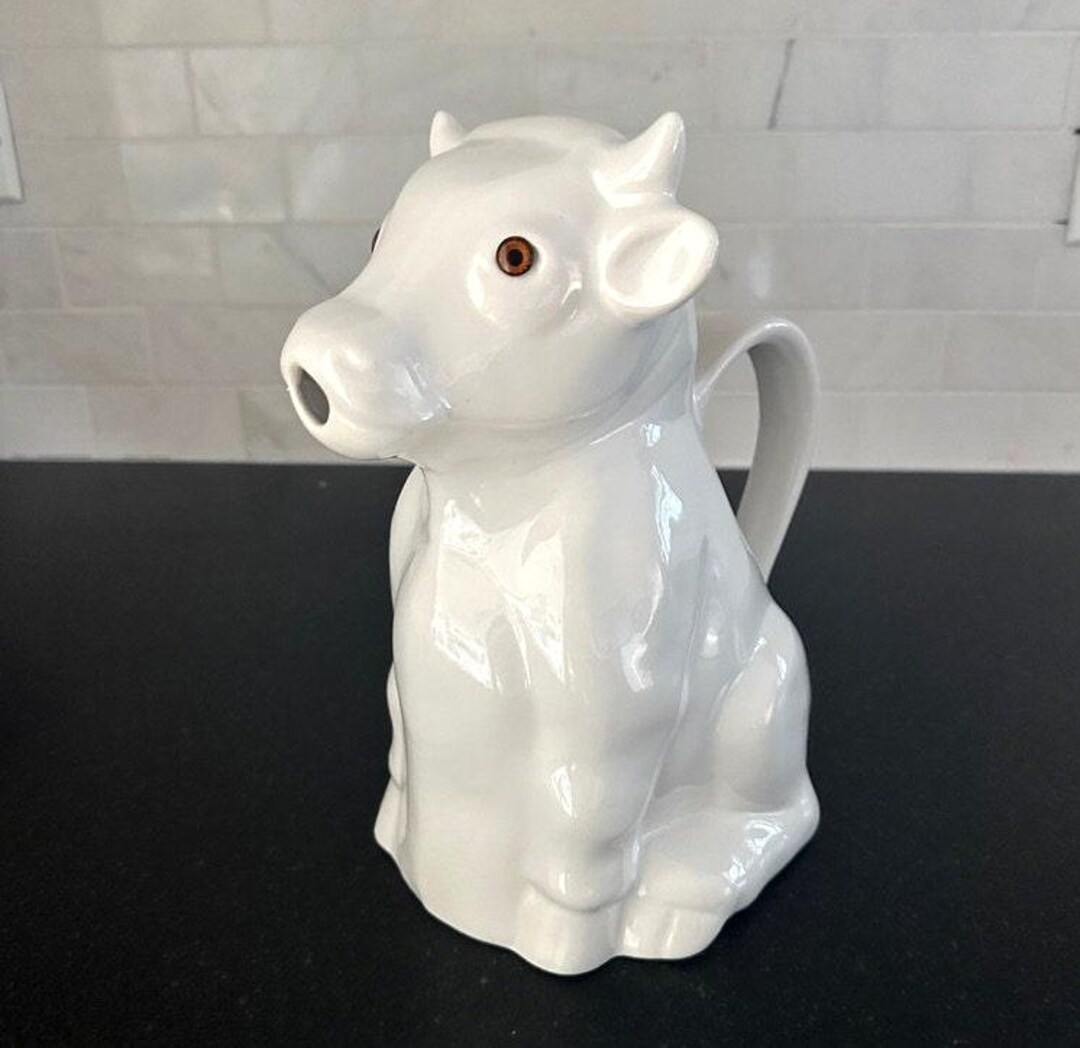 1970s Cow Pitcher by Marcia Ceramics - Etsy