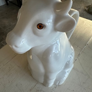1970s Cow Pitcher by Marcia Ceramics - Etsy