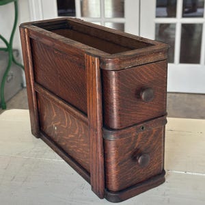Stack of Two Antique Singer Sewing Machine Drawers, Unique Storage ...