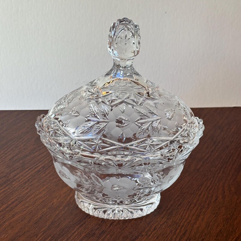 Crystal Candy Dish - Etsy