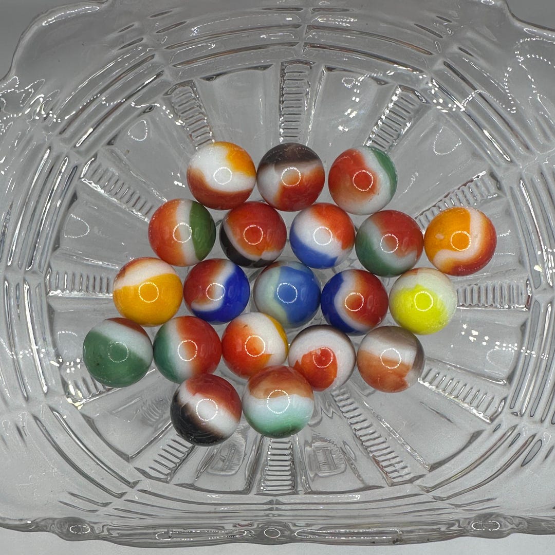 20 Collectible Vitro All Reds Marbles - Etsy