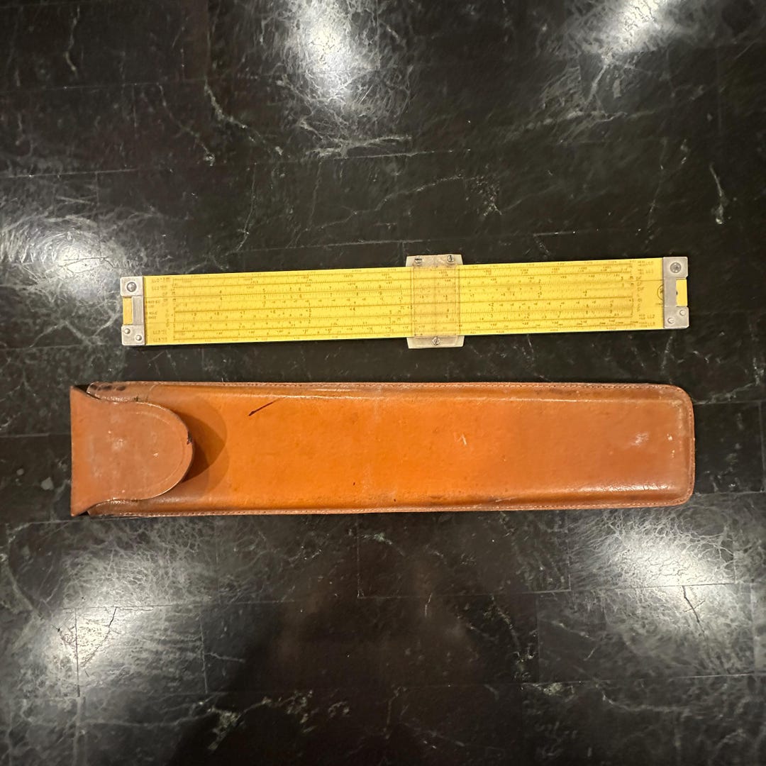 Vintage Slide Scale Pickett Yellow Engineering Tool - Etsy