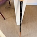 Vintage Ebony Walking Cane With Inlay Gold and MOP With Brass Eagle ...