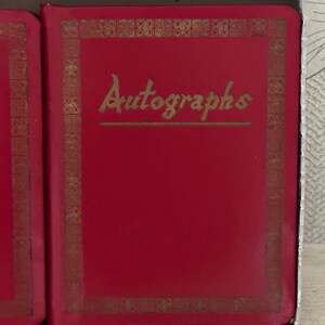 Diary, Address, Photo, Autograph and Appointments Red Good - Etsy